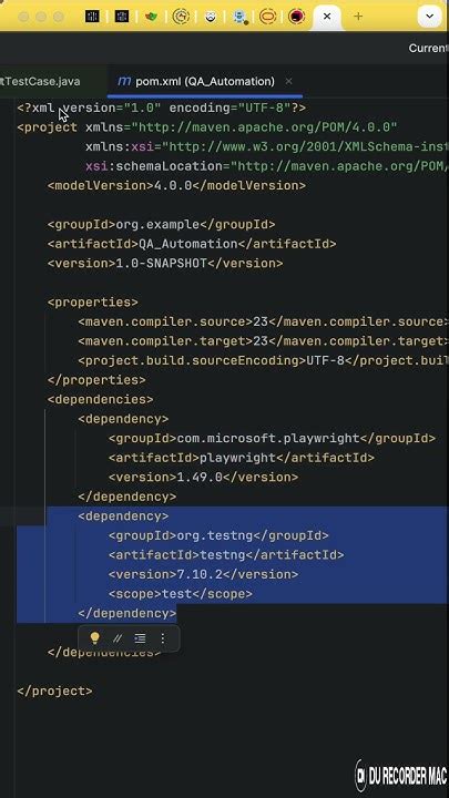 day 4 set up testng in java and run playwright test java playwright