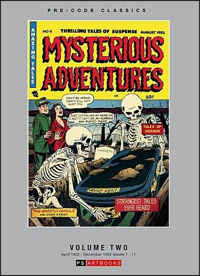Pre Code Classics Mysterious Adventures Volume 2 Buds Art Books