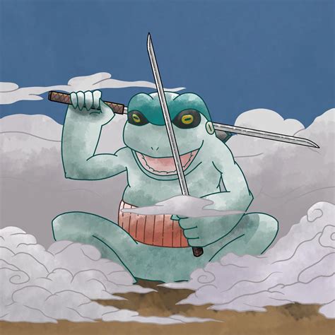 Discover More Like Naruto Gamahiro 1 3 Of A 3 Piece Drawing Im Making Of The Big Toads I