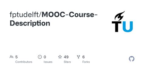 GitHub Fptudelft MOOC Course Description