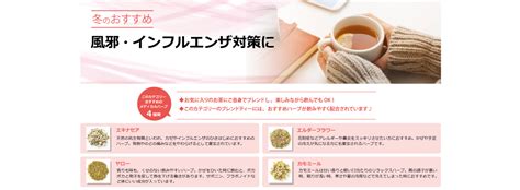 風邪・インフルエンザ対策に。冬のおすすめハーブティー