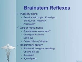 Approach To Coma In Emergency Department Pptx
