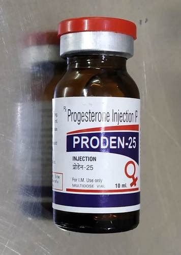 Progesterone Injection 25 Mg Liquid Prescription Required For Hospital And Clinic Use Highly