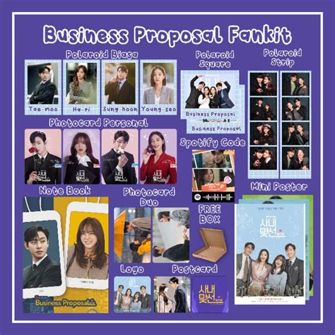 Jual K Drama Business Proposal Mini Fankit Fankit Business Proposal