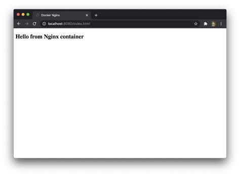 Nginx ドッカーの公式イメージの使用方法 Docker