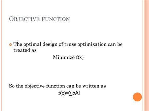 Optimization Of Planar Truss Structure Using Firefly Algorithm Ppt Download