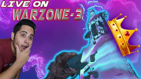 🔴ao Vivo Warzone 3 Rushando Com As Armas Metas Youtube