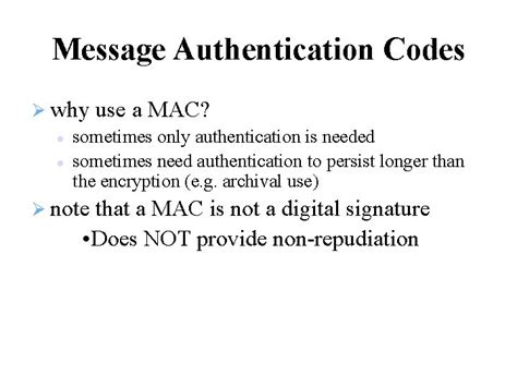 Unit III Message Authentication Message Authentication Is Concerned