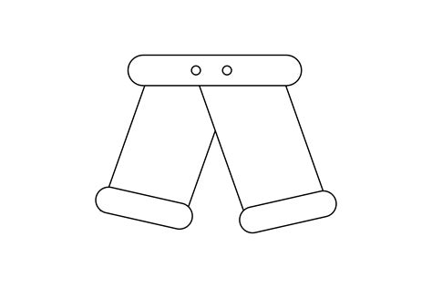 Outline Shorts Graphic By Hibloomdaffodil · Creative Fabrica