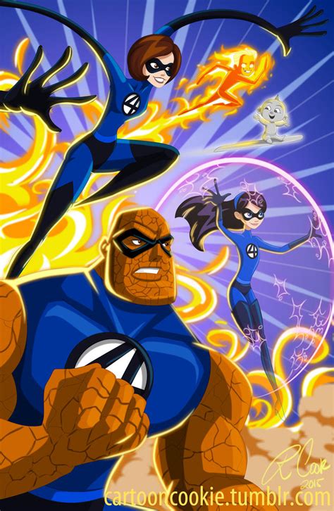 The Incredible 4 By Racookie3 On Deviantart
