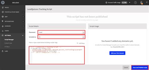 How To Install The LeadQuizzes 3 Embed Tracking Code To Your Unbounce