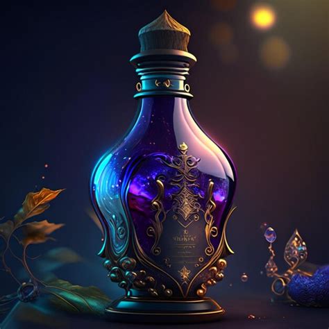 Premium Photo | Magic Elixir Bottle