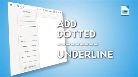 How To Add Dotted Underlines In Libreoffice And Openoffice R Debugpoint