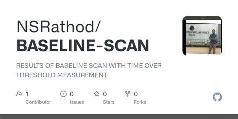 Github Nsrathod Baseline Scan Results Of Baseline Scan With Time