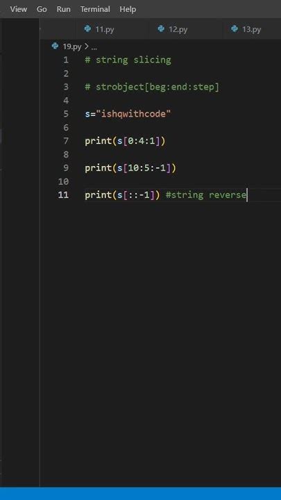 String Slicing In Python Coding Easy Programming Python Code