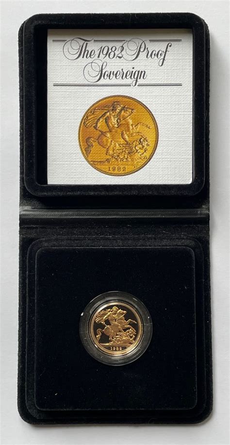 Gold Proof Sovereign M J Hughes Coins