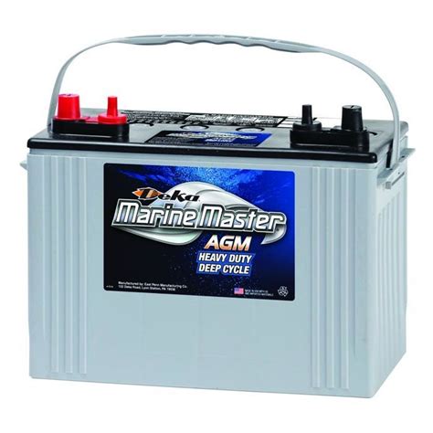 Deka 8a27m Agm Deep Cycle Battery Group 27 Marine Battery Mart
