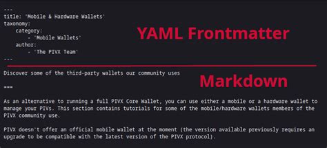 Document Updates Pivx Documentation