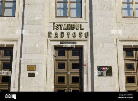 ISTANBUL TURKEY September Facade View Of Istanbul Radio Station Building Of TRT