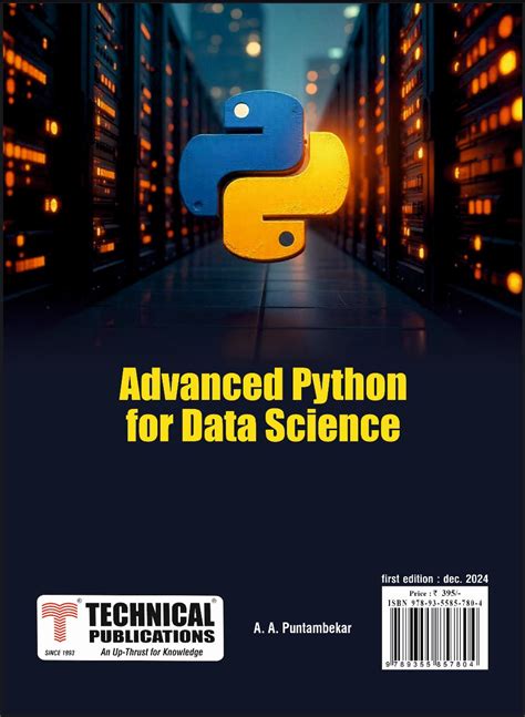 Advanced Python For Data Science Engineering Reference Books Technical Publications