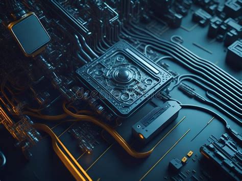 Futuristic Technology Background Abstract Coding Concept For Modern