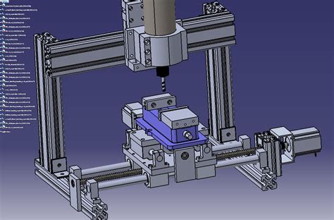 22kw主轴数控铣床3d模型图纸 Step格式 Keryi