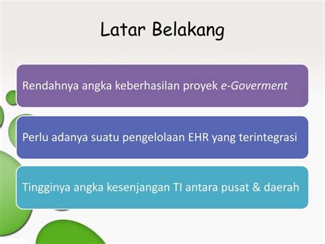 Enterprise Architecture Planning Eap Untuk Ehms Kementrian Kesehatan