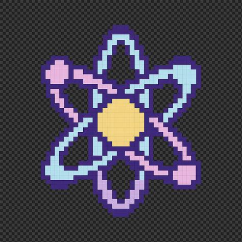 Png Pixelated Atomic Structure Illustration Free Icons Rawpixel