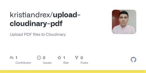 Github Kristiandrex Upload Cloudinary Pdf Upload Pdf Files To Cloudinary