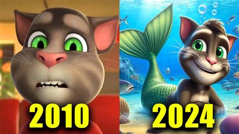 All Talking Tom Games 2010 2024 The Evolution Of My Talking Tom Youtube