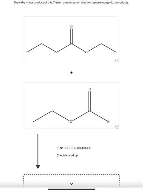 Solved Draw The Major Product Of This Claisen Condensation Chegg