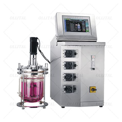 Ollital Glass Bioreactor Fermenter Benchtop Bioreactor Bioreactor And