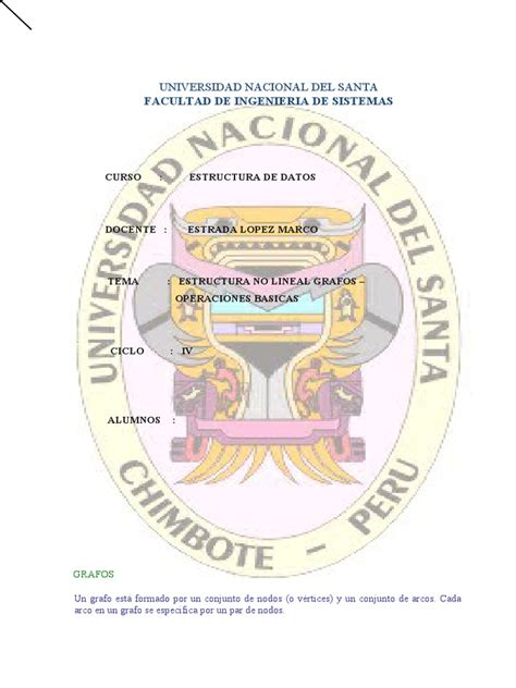 Estructura De Datos Pdf Matriz Matemáticas Vértice Teoría De Grafos
