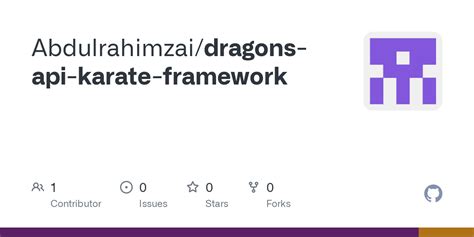 Github Abdulrahimzaidragons Api Karate Framework