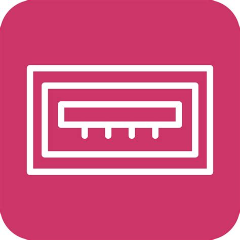 Usb Port Icon Vector Design 22842693 Vector Art At Vecteezy
