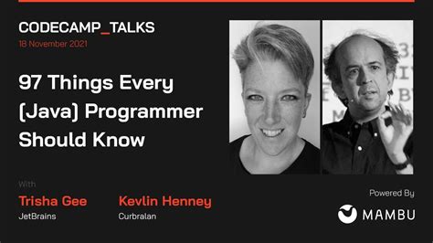 97 Things Every Java Programmer Should Know With Trisha Gee And