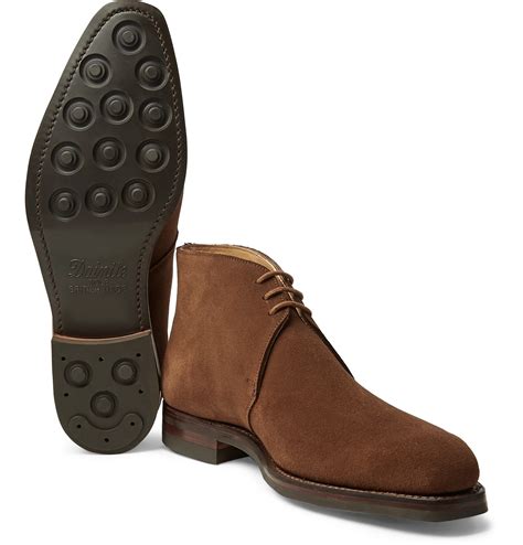 George Cleverley Nathan Suede Chukka Boots Brown George Cleverley