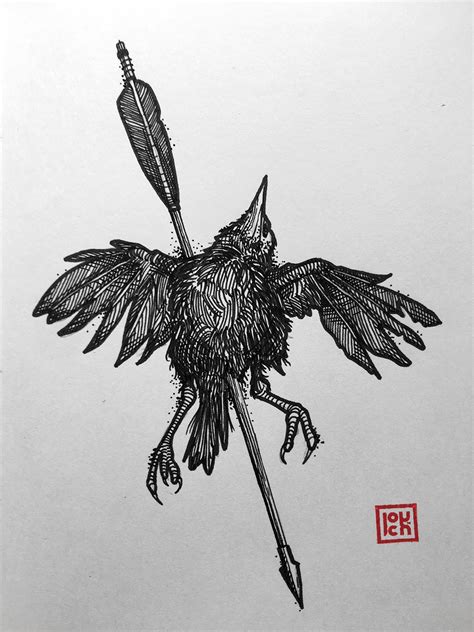Dead Bird Drawing At Explore Collection Of Dead