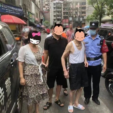 耒阳一七旬老人不慎走失，快警暖心救助家属家人寻找