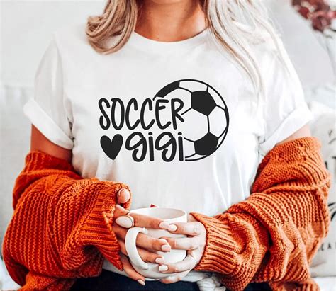 Soccer Gigi Svg Png Soccer Heart Svg Gigi Fan Soccer Gigi Shirt Svg