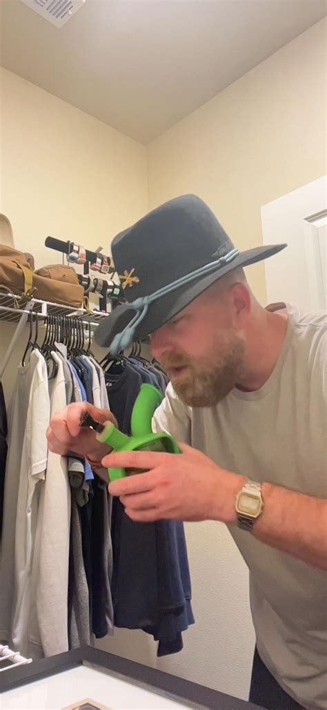 Blue Cord Around Stetson R Army