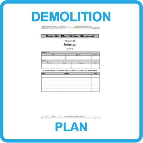 Construction Demolition Plan Document Construction Management Plan