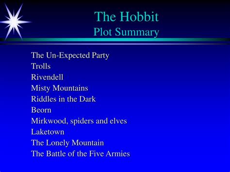 Ppt The Hobbit Powerpoint Presentation Free Download Id 141181