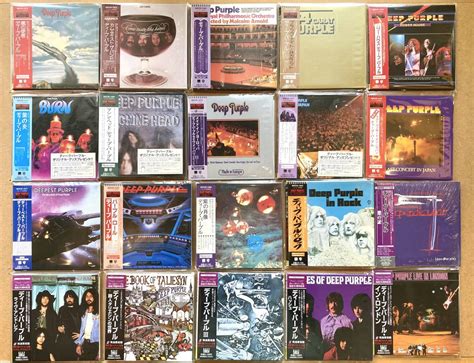 【目立った傷や汚れなし】 まとめて紙ジャケットcd中心 ディープ・パープルdeep Purple Cd合計20枚セット Ritchie
