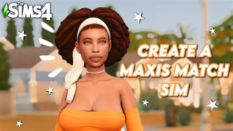 How To Create A Maxis Match Sim The Sims 4 YouTube
