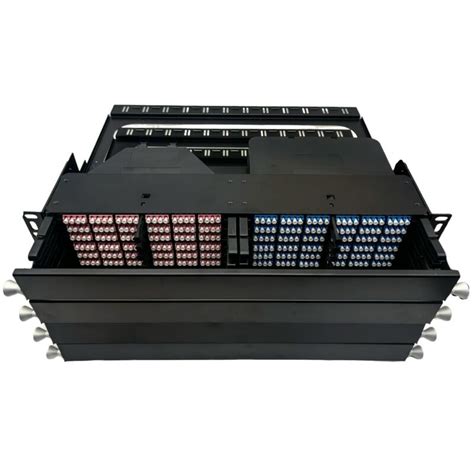 81224 Mpo Mtp Base To 24 Lc Ultra High Density 1u Modular Fibconet