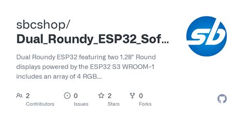 GitHub Sbcshop Dual Roundy ESP Software Dual Roundy ESP Featuring Two Round