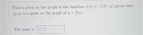 Solved The Graph In The Figure Is A Horizontal And Or Chegg