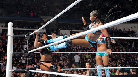 Sasha Banks And Naomi Vs Alicia Fox And Brie Bella Photos Wwe