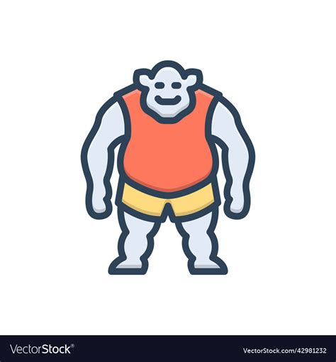 Giant Royalty Free Vector Image Vectorstock